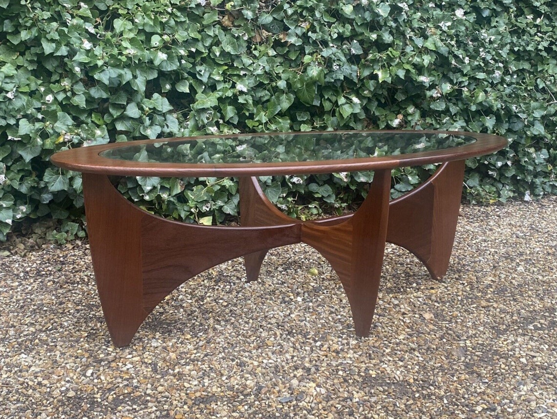Vintage G Plan Astro Oval Coffee Table Www.brickvintageinteriors.com - Etsy