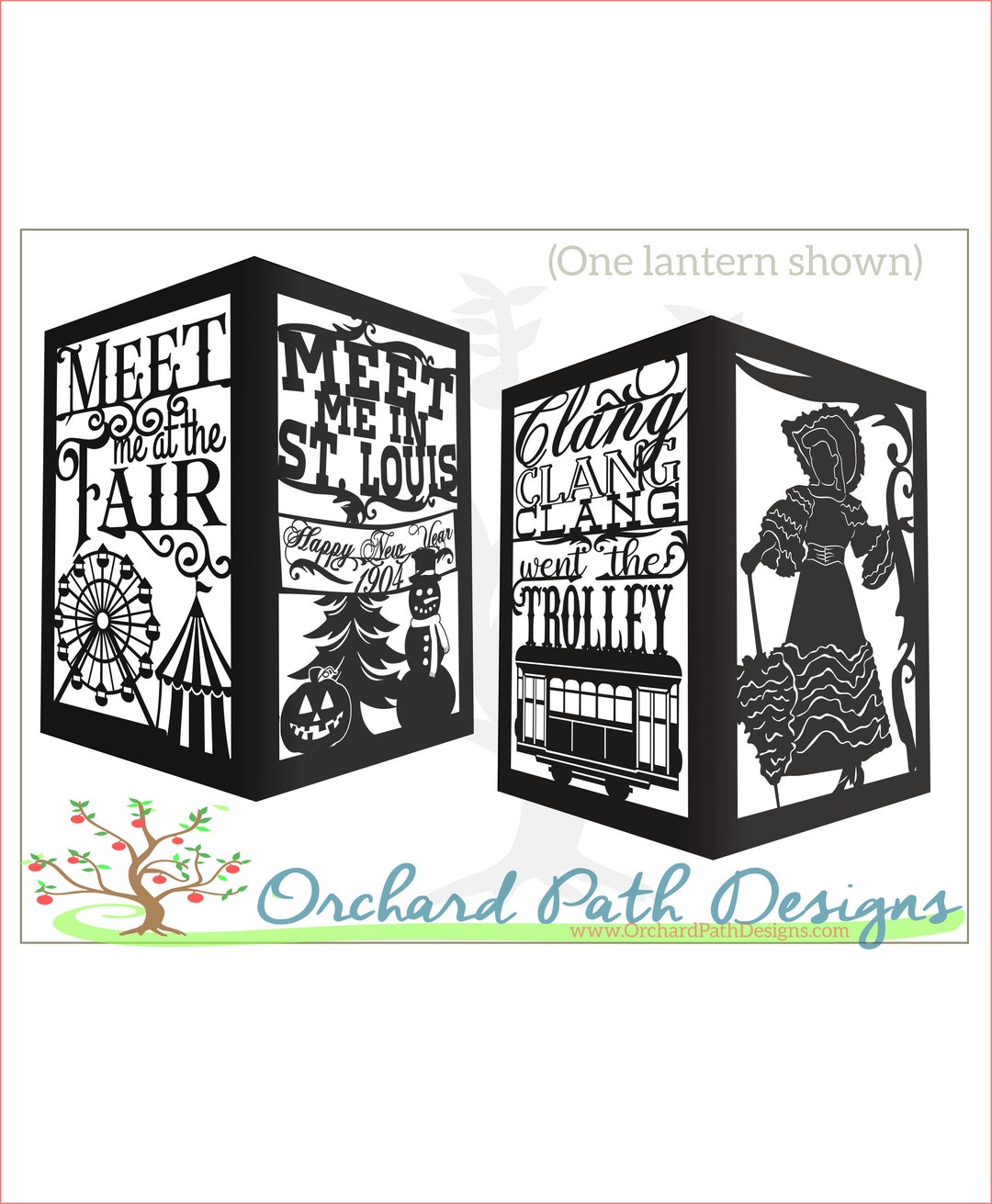 Meet Me in St. Louis Themed Paper Lantern for Wedding Centerpiece ...