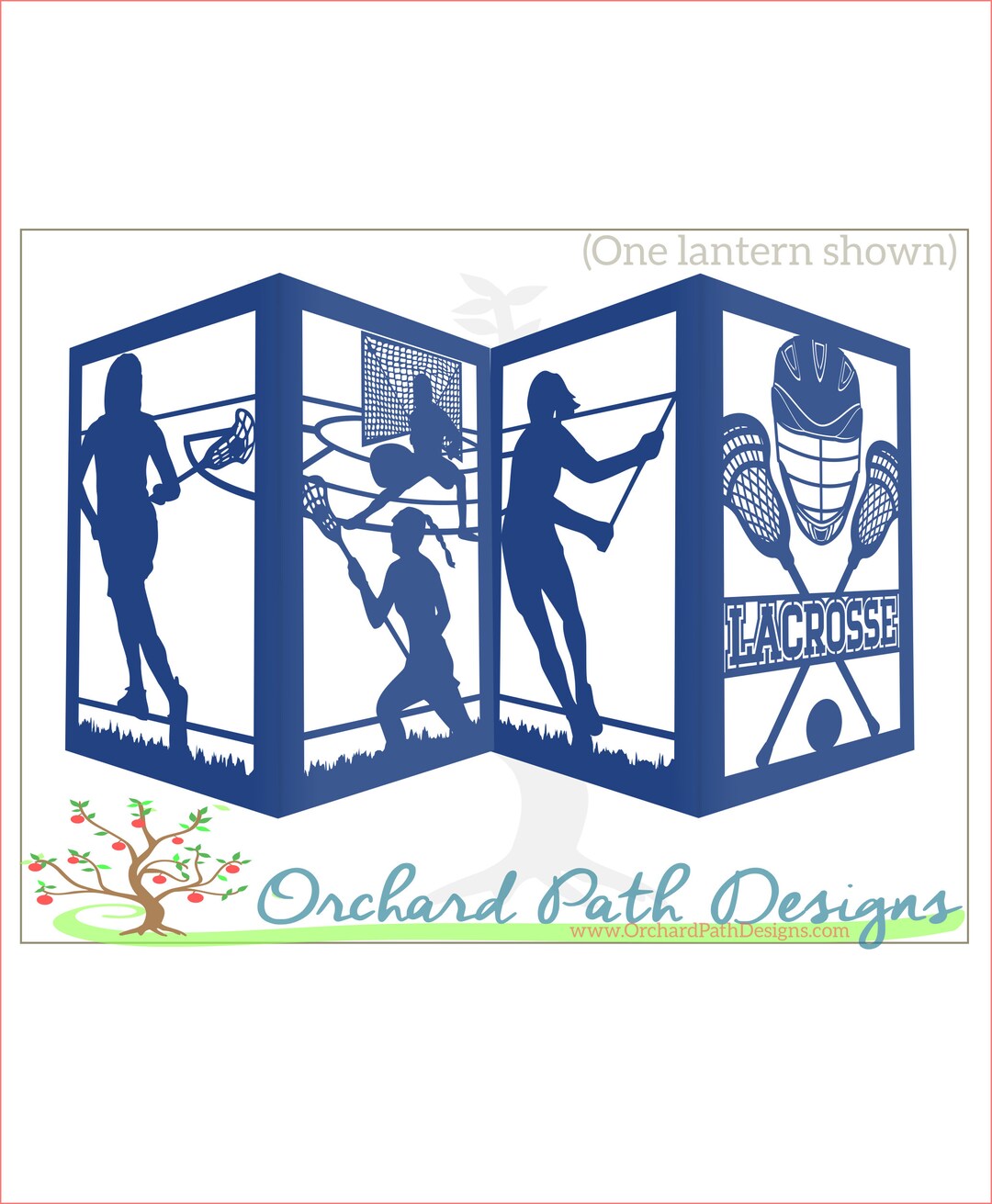 Women's Lacrosse Sports Themed Paper Lantern - Etsy