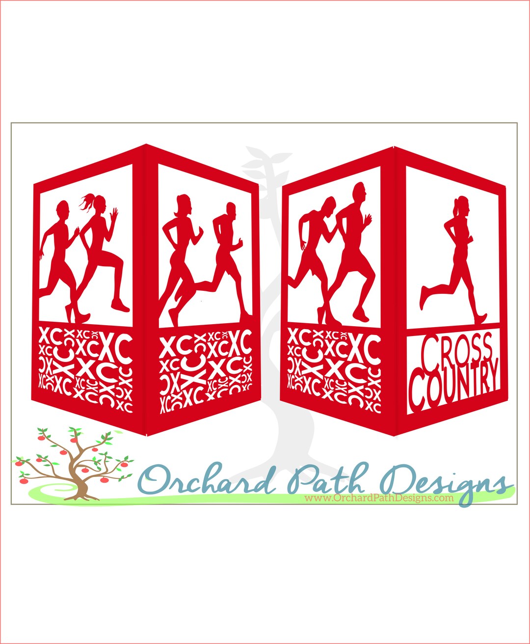 Cross Country Sports Themed Paper Lantern - Etsy