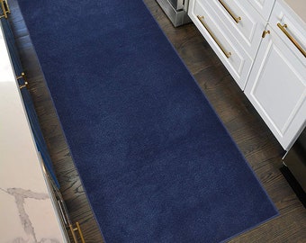 Custom Cut Blue Carpet Runner Blue Home Area Rug Wedding - Etsy