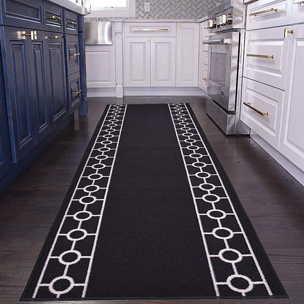 Black and White Rug - Etsy