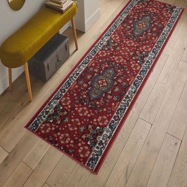 Red Rug Runner - Etsy