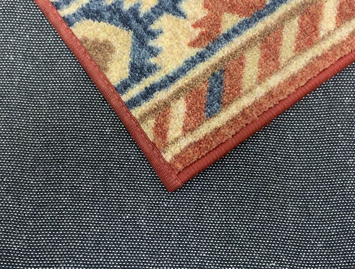 Custom Size Runner Rug Southwestern Native American Orange - Etsy