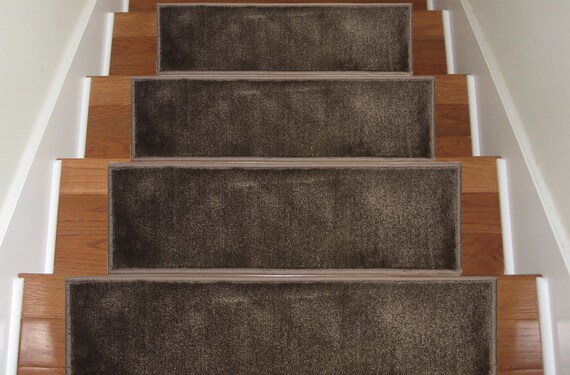 Machine Washable Custom Size Stair Tread Set of 13 and Runner | Etsy