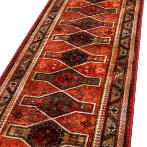 Custom Size Runner Rug Antique Native American Tribal Orange Natural ...