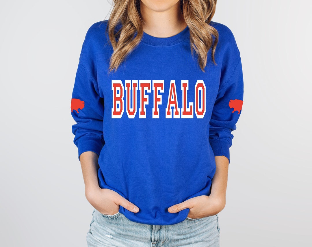 Buffalo Football Sweatshirt Buffalo Football Crewneck - Etsy