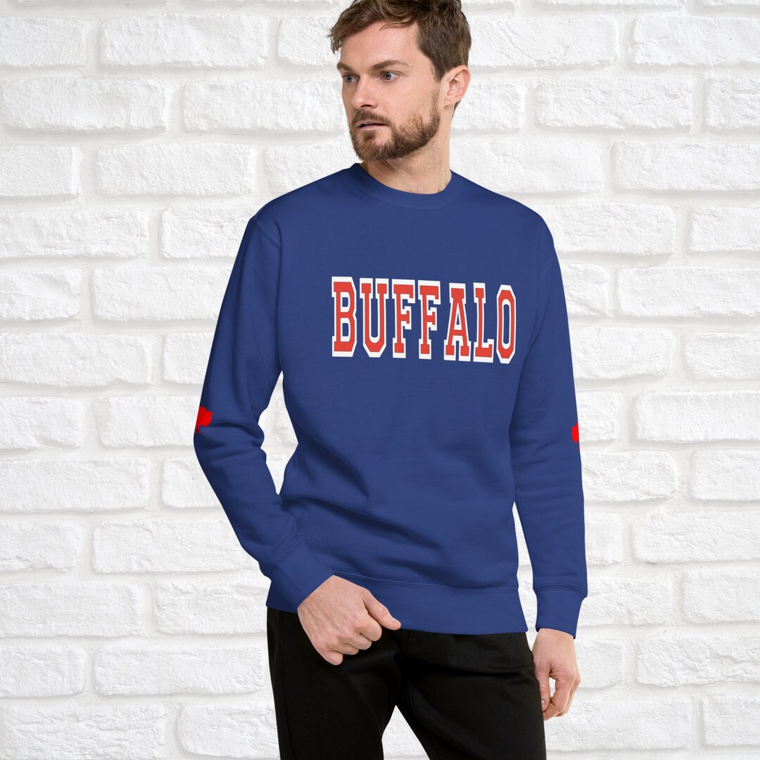 Buffalo Football Sweatshirt Buffalo Football Crewneck - Etsy
