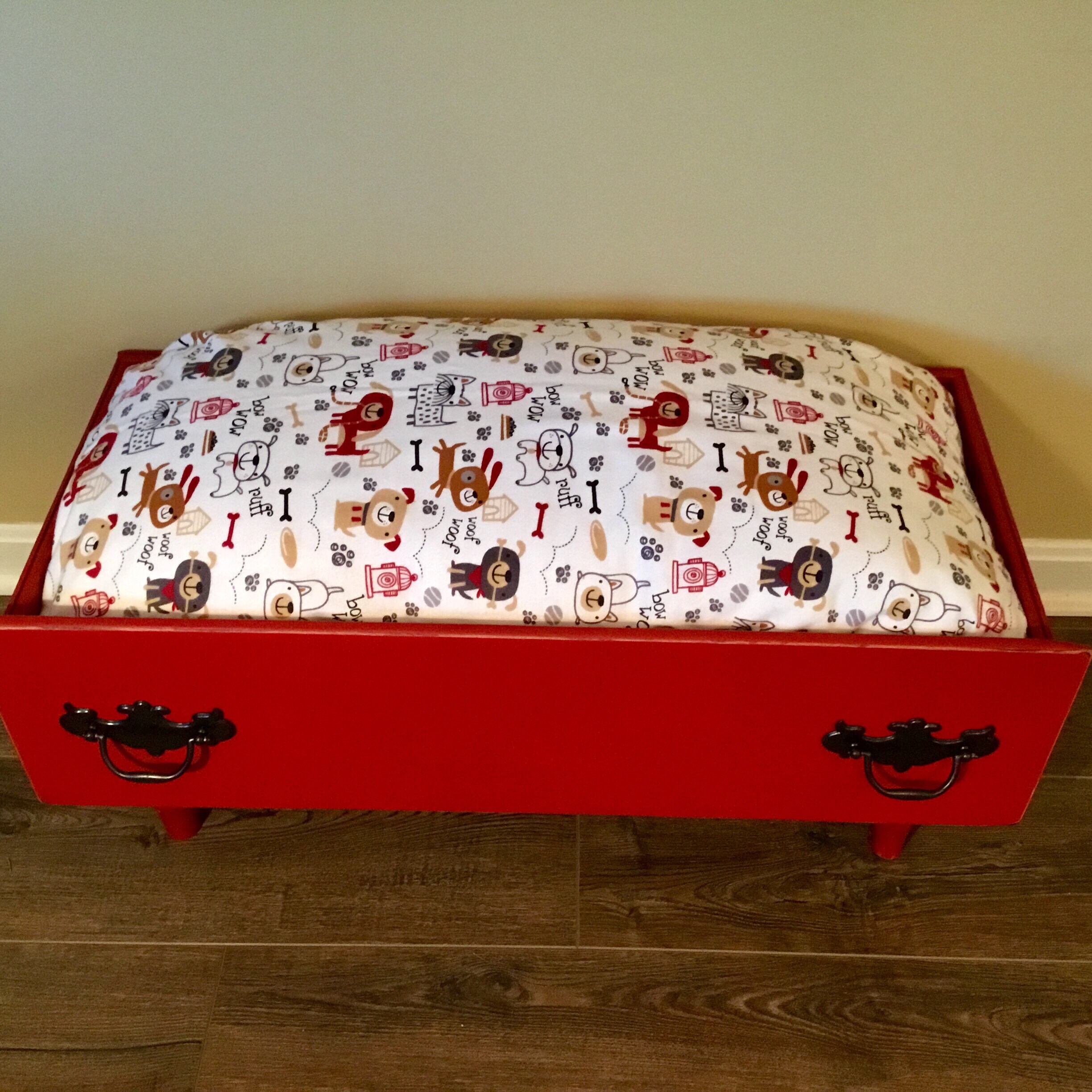 Dog Bed Pet Bed Repurposed Drawer Dog Bed Wood Drawer Bed | Etsy