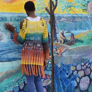 Crochet Pattern - Rio Coverall or Crochet Beach Cover, Crocheted Top ...