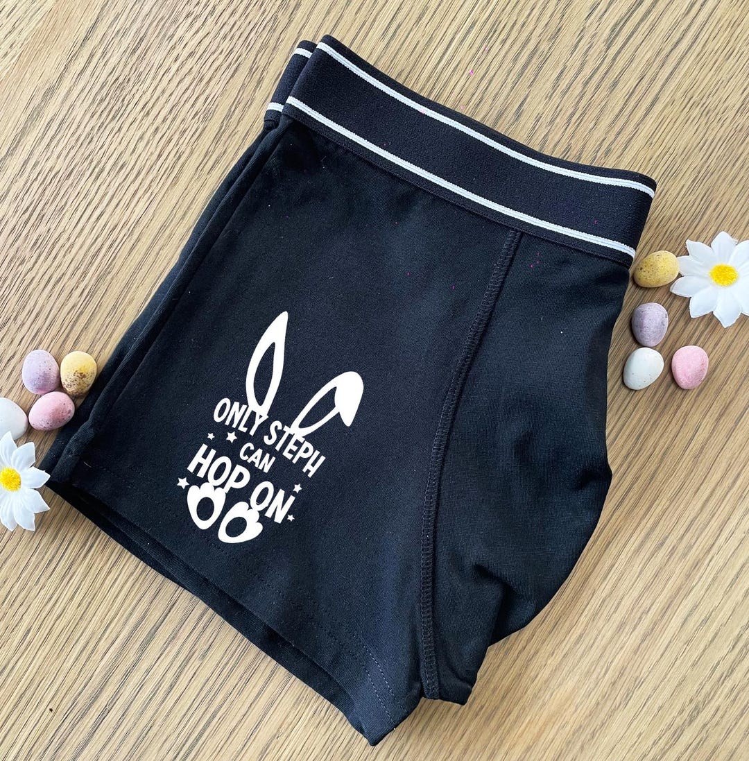 Personalised Boxers Easter Gifts for Men Novelty - Easter for Men, Mens ...