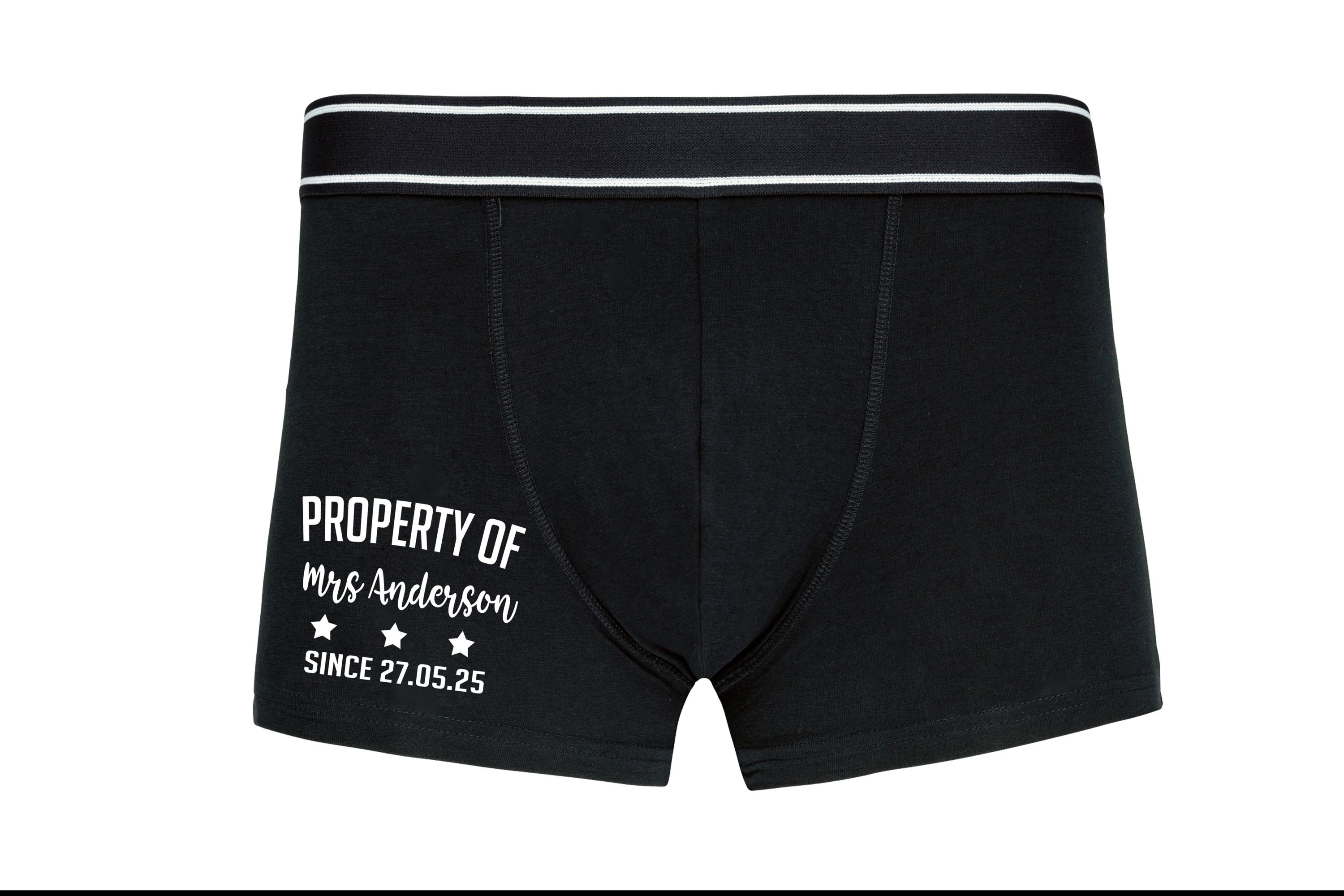 Personalised ,groom Underwear,boxers,groom Gifts,groom Boxers,wedding ...