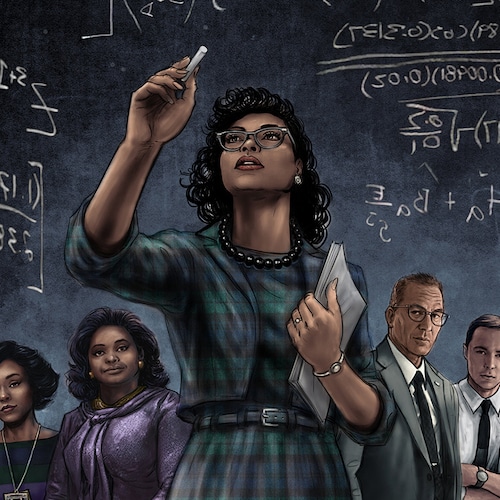 Hidden Figures Chalkboard - Etsy