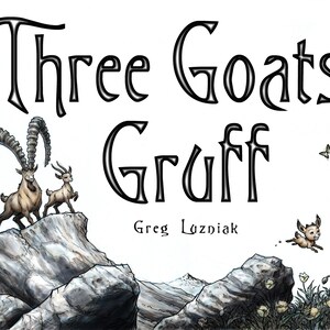 Three Goats Gruff - Childrens Book - Etsy