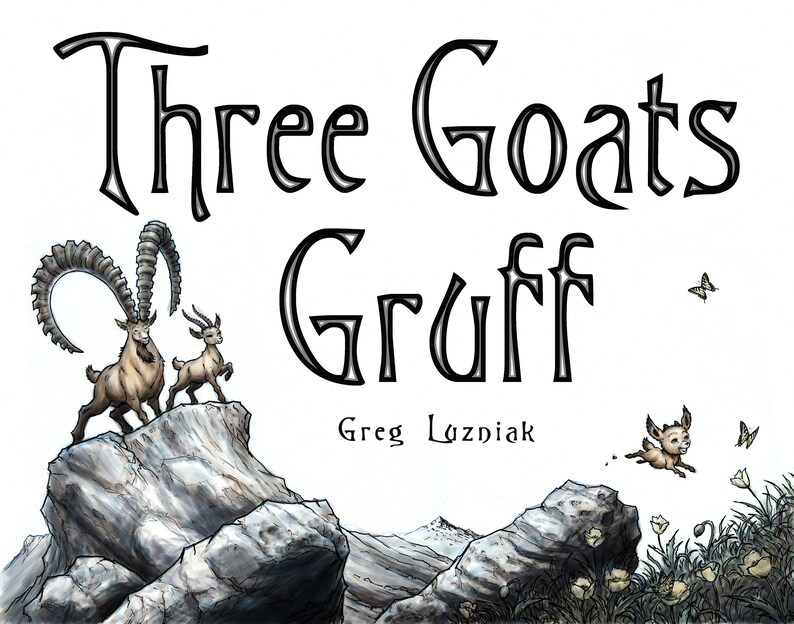Three Goats Gruff - Childrens Book - Etsy