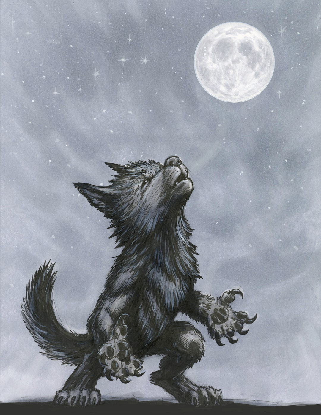 Werewolf Pup! - Etsy