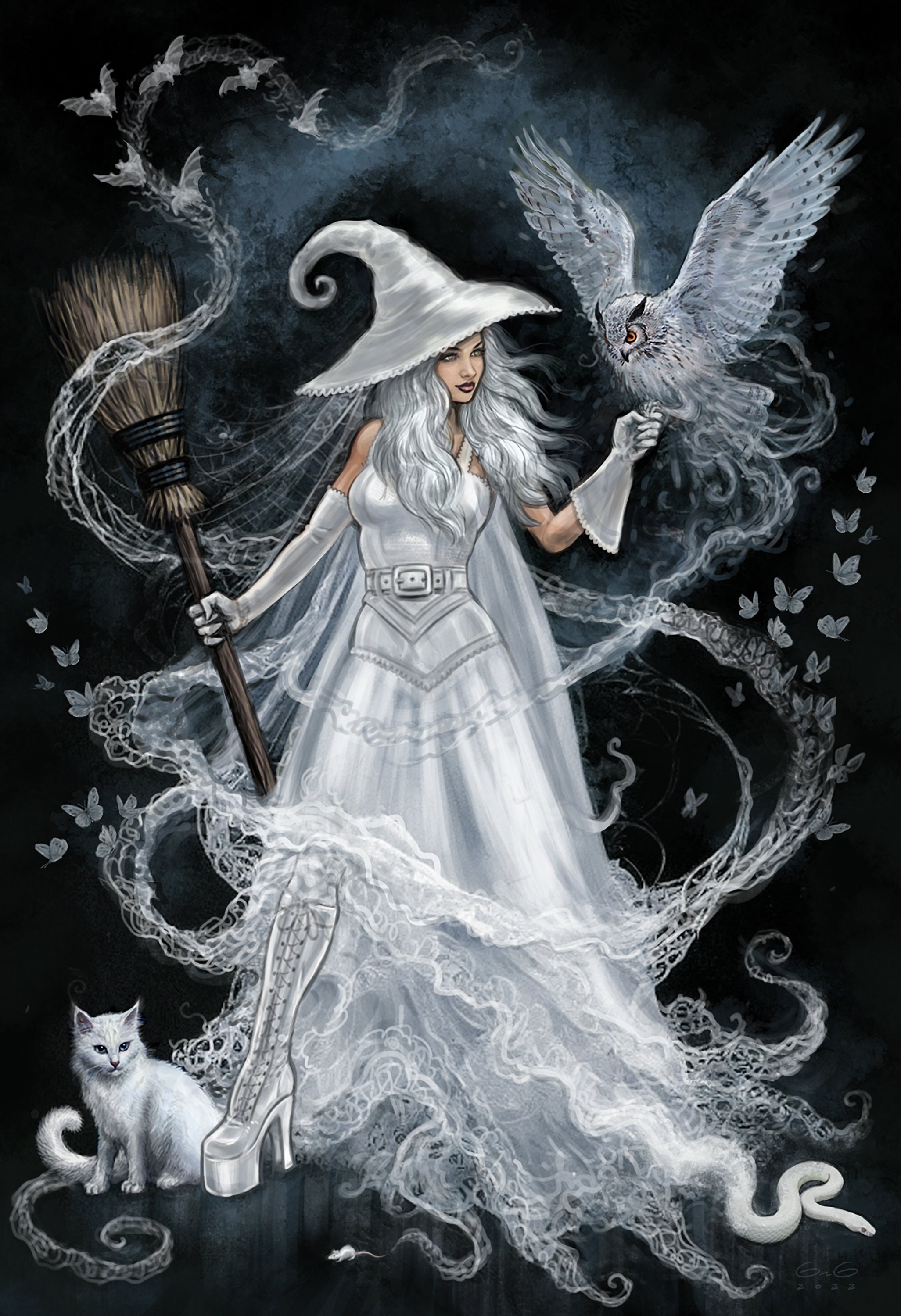 The White Witch 13x19 - Etsy
