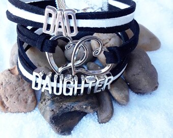 Dad to Daughter Bracelet - Etsy