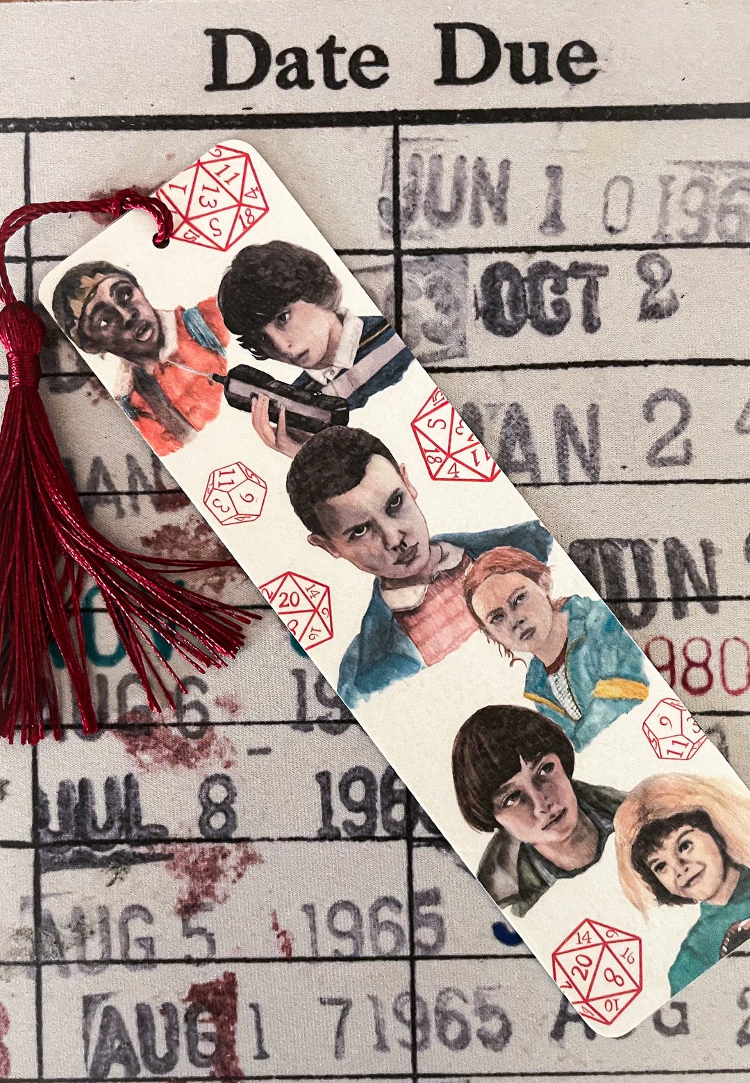 Stranger Things Bookmark Bookish Hawkins Stocking Stuffers - Etsy