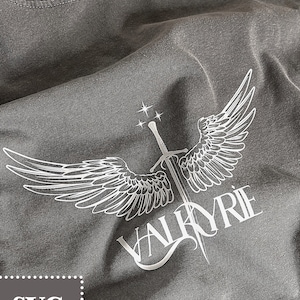 Valkyrie Acotar Night Court SVG A Court of Thorns Acotar Merch Rhysand ...