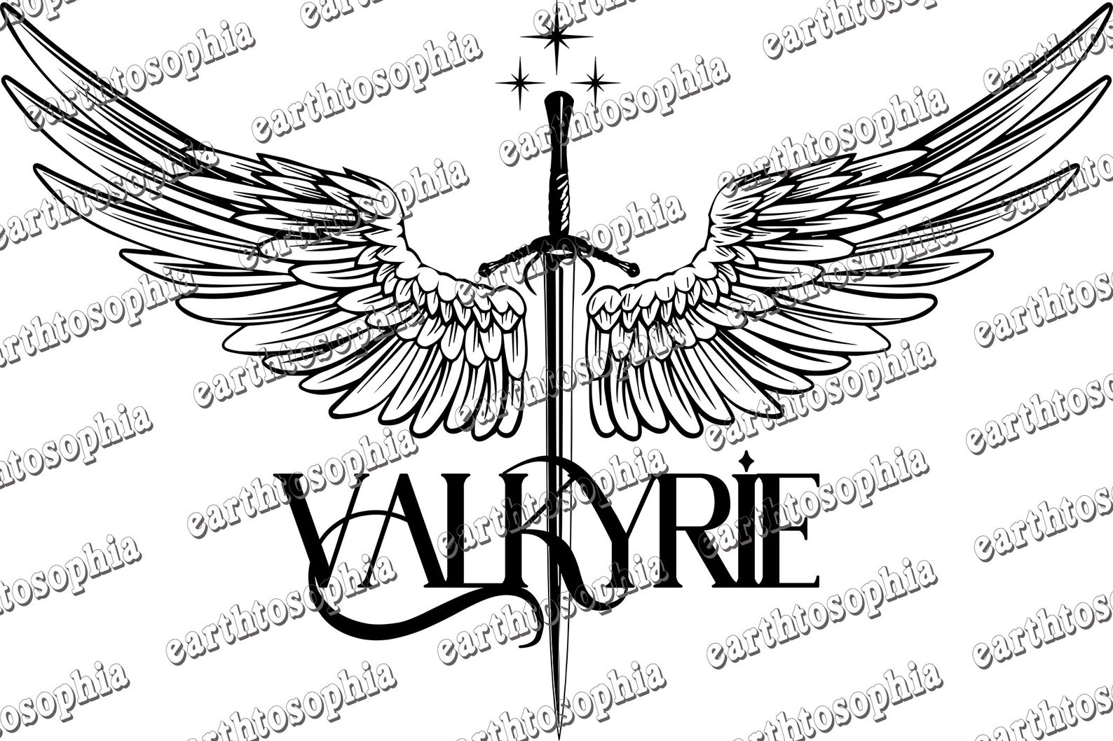 Valkyrie Acotar Night Court SVG A Court of Thorns Acotar Merch Rhysand ...