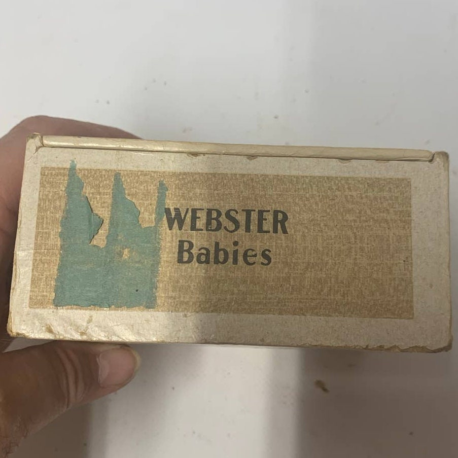 Webster W. C. Co. Cigars, Golden Wedding, Webster Babies, Flora Fina, Vintage Cardboard Cigar ...