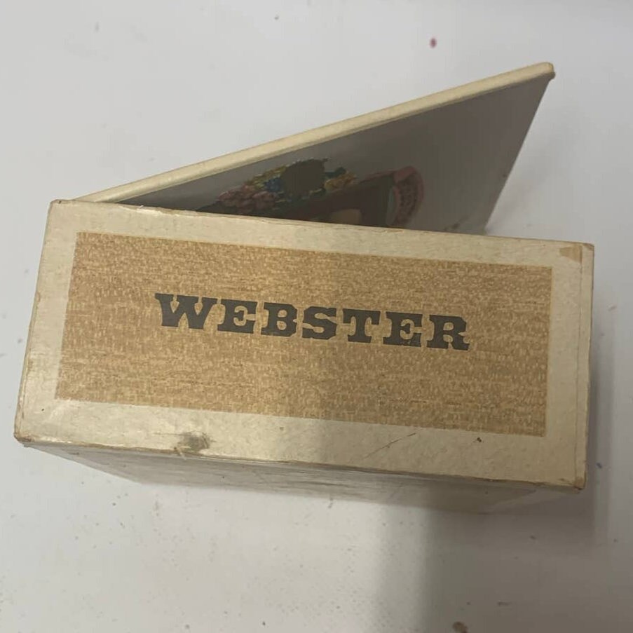 Webster W. C. Co. Cigars, Golden Wedding, Webster Babies, Flora Fina, Vintage Cardboard Cigar ...