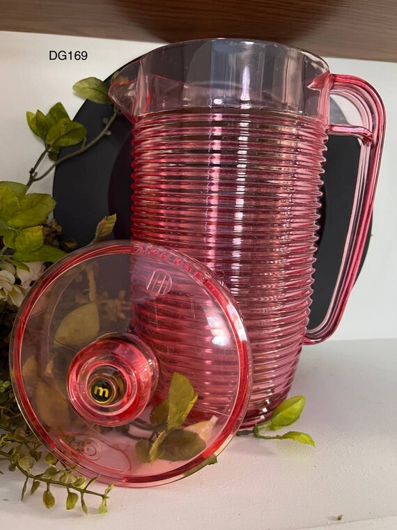 Pink Plastic Pitcher
