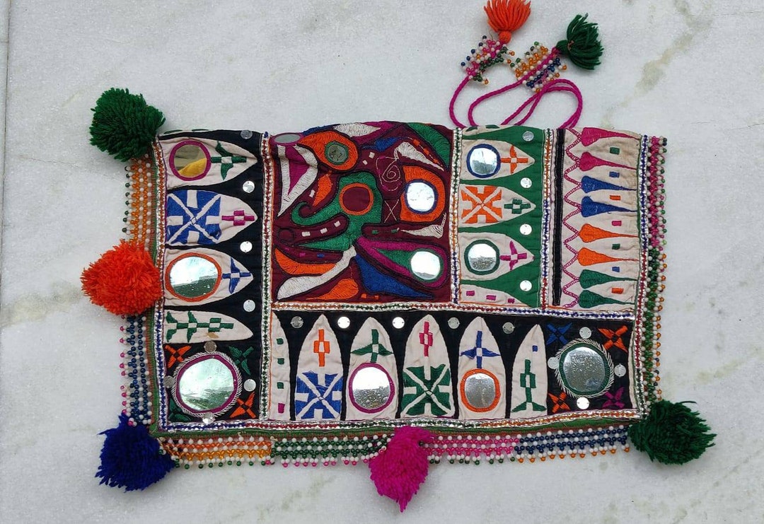 Rabari Dowry Bag Antique 1960s Gujarati Banjara Embroidery Bag Aka ...