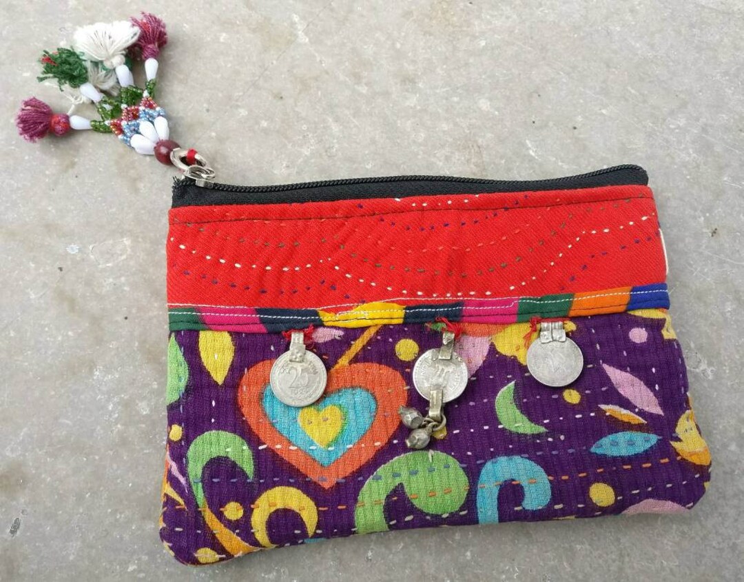 Boho Pouch for Currency/ Coins Vintage Banjara Batua Pouch Bag Boho ...