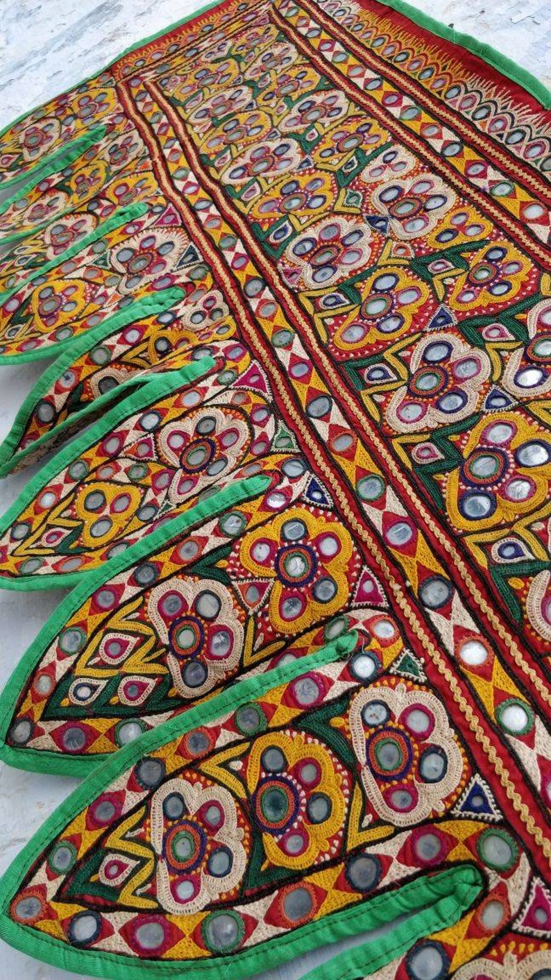 Toran Decor: Vintage Ahir Toran Hanging Door Topper Door - Etsy