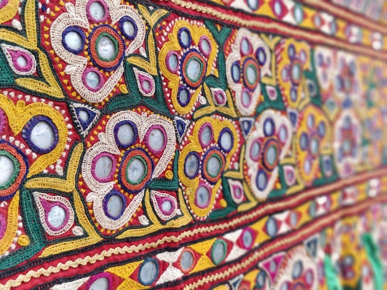 Toran Decor: Vintage Ahir Toran Hanging Door Topper Door - Etsy