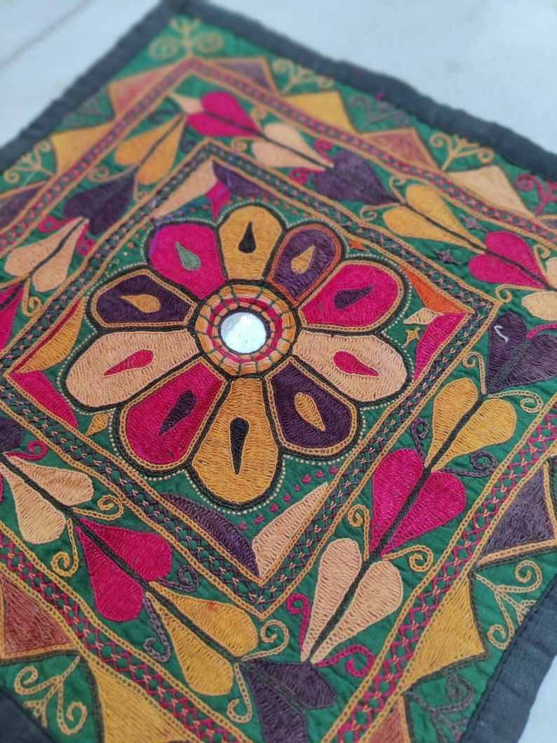 Beautiful Hand Embroidered Banjara Temple Decoration Piece, Wall ...