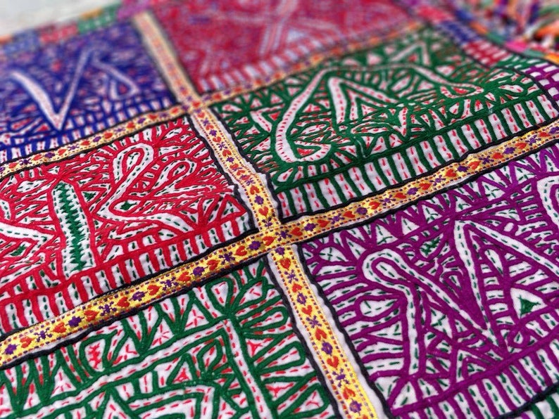 Vintage Rabari Sack Bag, Rabari Duffle Bag, Vintage Embroidery Rabari ...