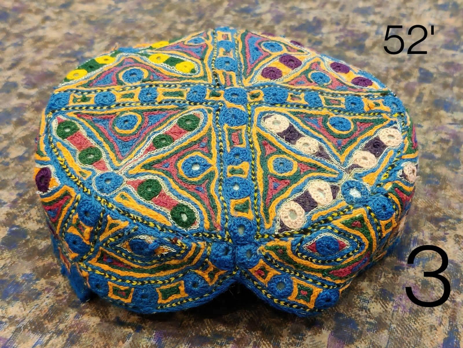 Beautiful Boho Sindhi Tribe's Skull Cap/topi Vintage - Etsy