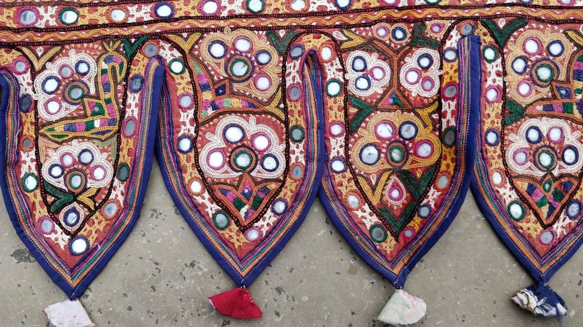 Vintage Toran Decor: Indian Temple Decor Tribal Door Hanging - Etsy