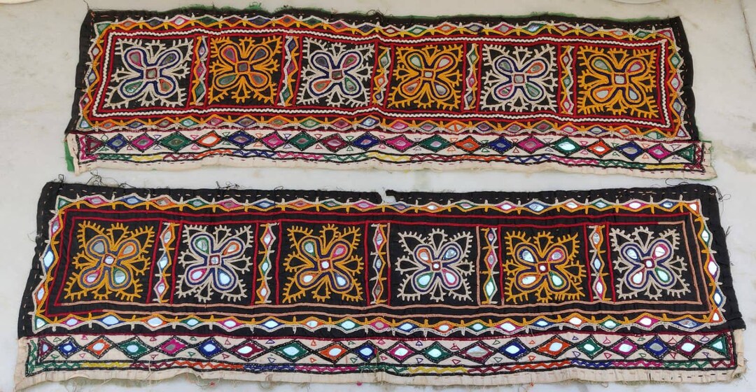 Rabari Embroidery Pieces to Choose From, DIY Costume Decoration Piece ...