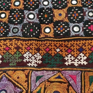 Antique Banjara Embroidery Rare Embroidery Antique Museum Quality Piece ...