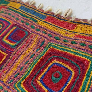 OOAK Embroidery Patch From Banjara Tribe of Madhya Pradesh, 60-70 Years ...