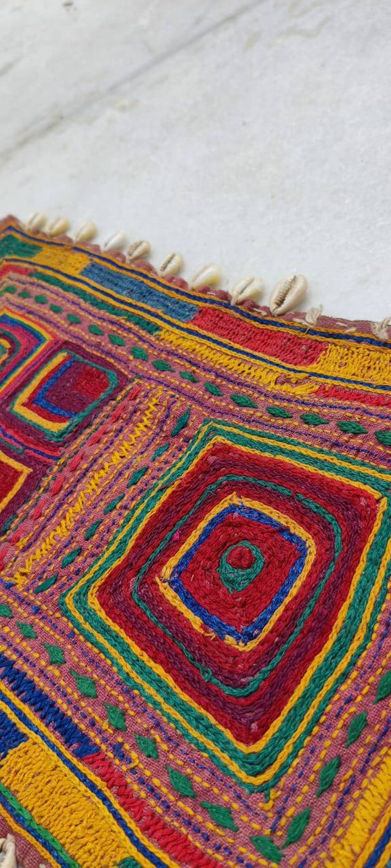OOAK Embroidery Patch From Banjara Tribe of Madhya Pradesh, 60-70 Years ...