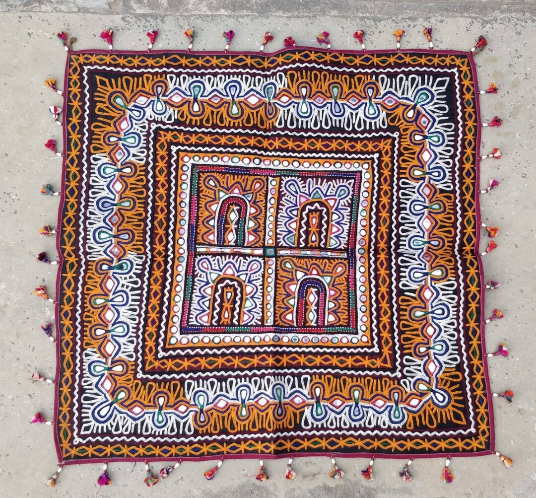 Antique Embroidery Rabari Wall Decor Rare Museum Quality Vintage ...