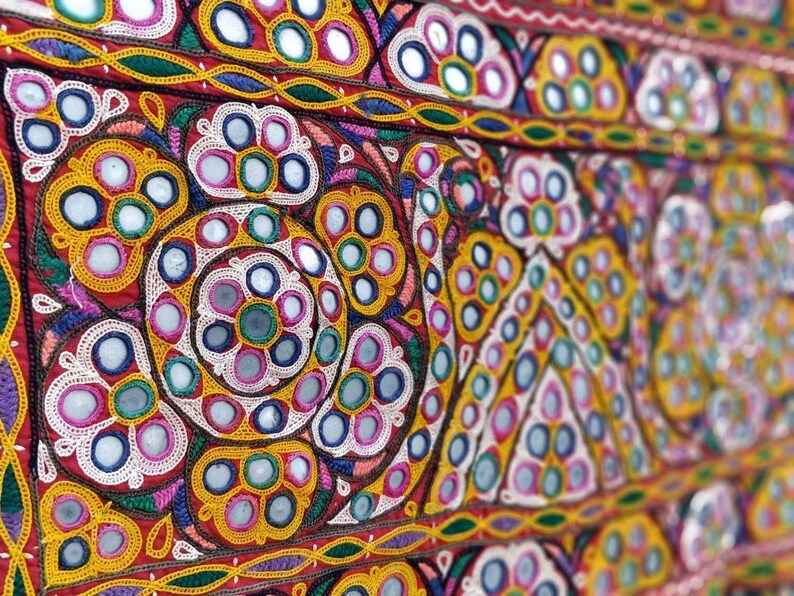 Toran Decor: Vintage Rabari Toran hanging Door topper Door | Etsy