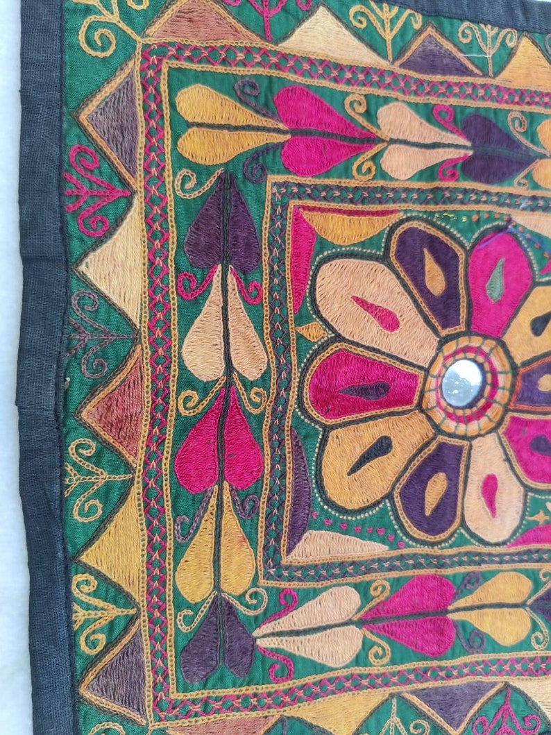Beautiful Hand Embroidered Banjara Temple Decoration Piece, Wall ...