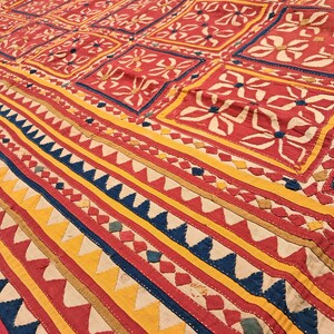 Antique Quilt 90-100 Years Old Applique Quilt From Sind, Pakistan, Rare ...