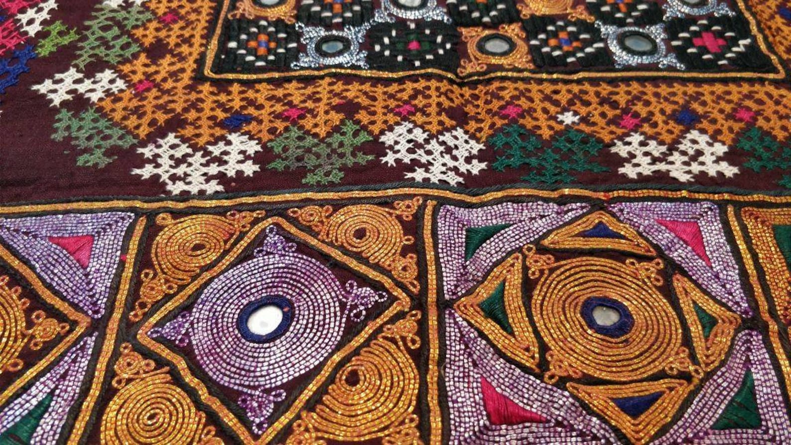 Antique Banjara Embroidery Rare Embroidery Antique Museum Quality Piece ...
