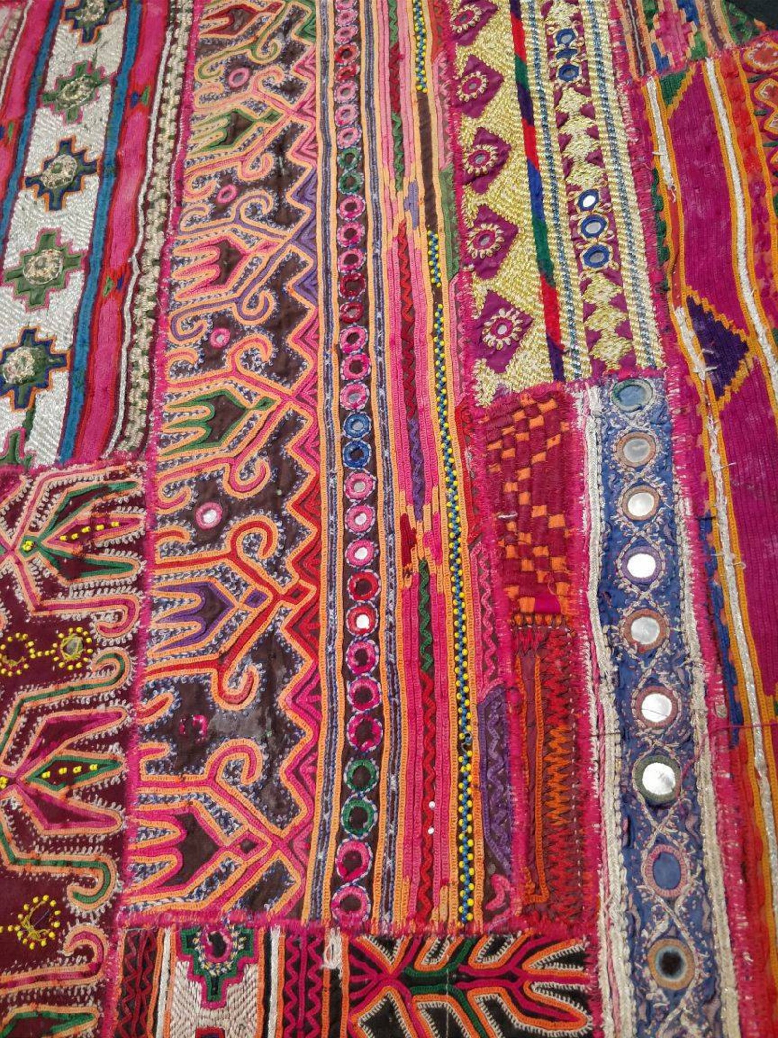 Vintage Hand Embroidered Tapestry From Afganistan Bohemian - Etsy