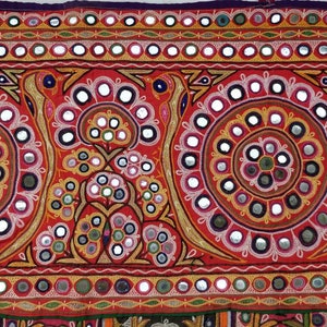 Toran Decor: Ahir Rabari Door Decor, Hand Embroidered Valence, Boho ...