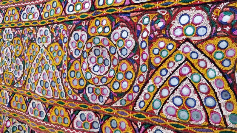 Toran Decor: Vintage Rabari Toran hanging Door topper Door | Etsy