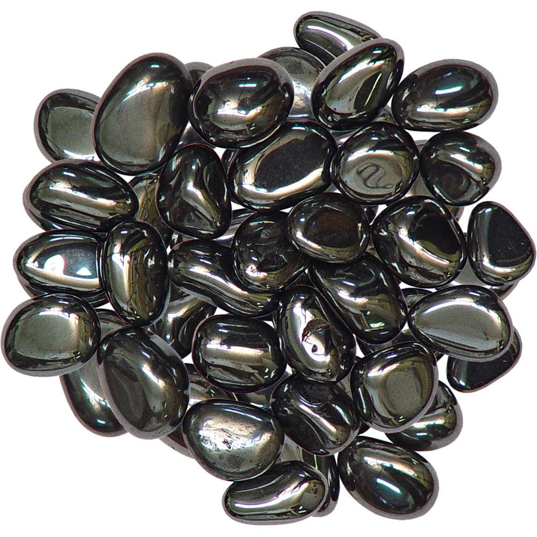 Tumbled Hematite Crystal, Natural Polished Hematite Gemstone, Powerful ...
