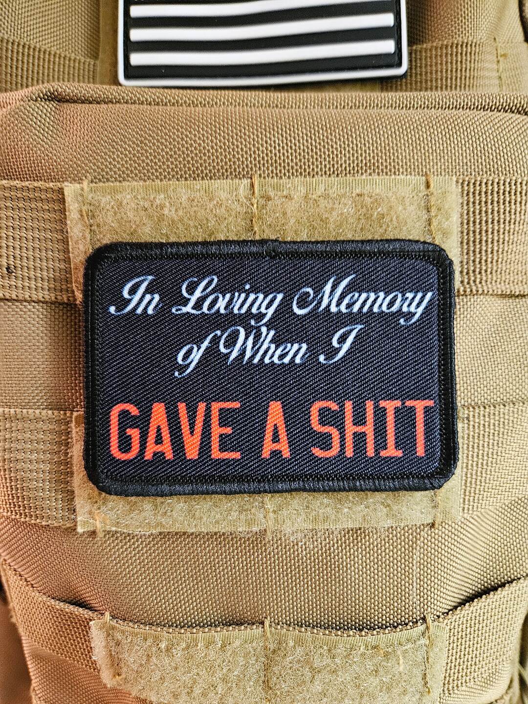 In Loving Memory of When I Gave a Shit Meme 2"x3" Removable Morale ...
